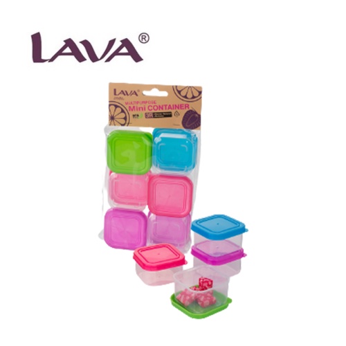 LAVA 6PCS Mini Food Container Bekas Makanan Kecil 95 ml | Shopee Malaysia