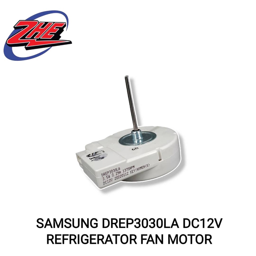 SAMSUNG DREP3030LA REFRIGERATOR FAN MOTOR DC12V / KIPAS PETI SEJUK PETI ...