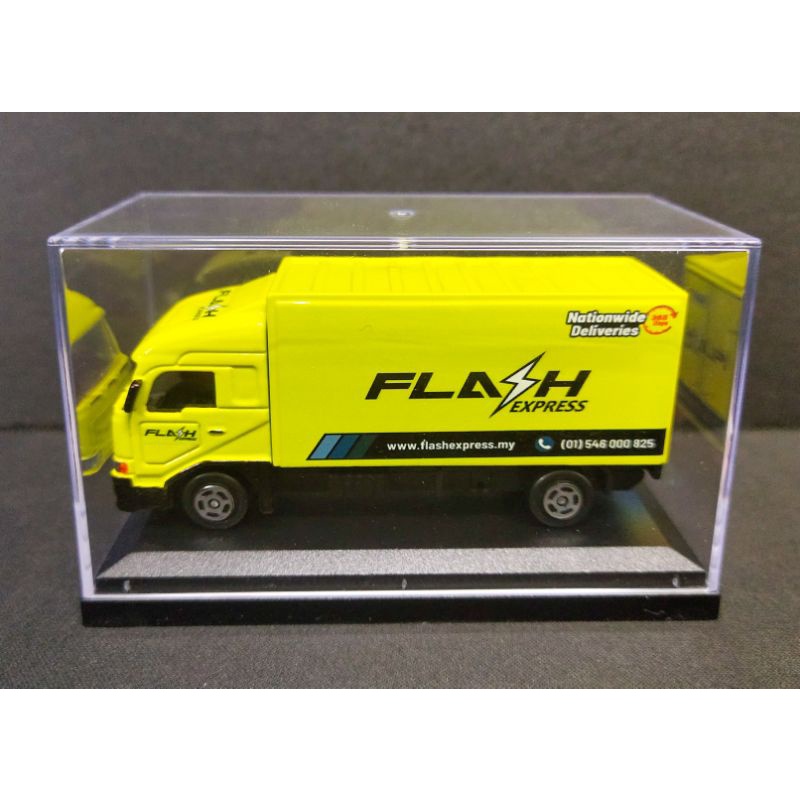 💥REPLIKA LORI FLASH EXPRESS💥 LORRY BOX CUSTOM MODEL SCALE 1:64 | Shopee ...