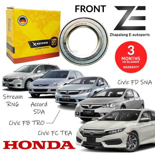 Gaido FW Honda Civic FD SNA FB TRO FC TEA Accord SDA Stream RN6 RN8 SMA Front Wheel Bearing ...