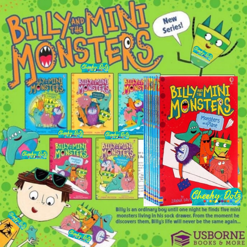 BILLY AND THE MINI MONSTERS SERIES [Usborne Young Reading Funny Comics ...