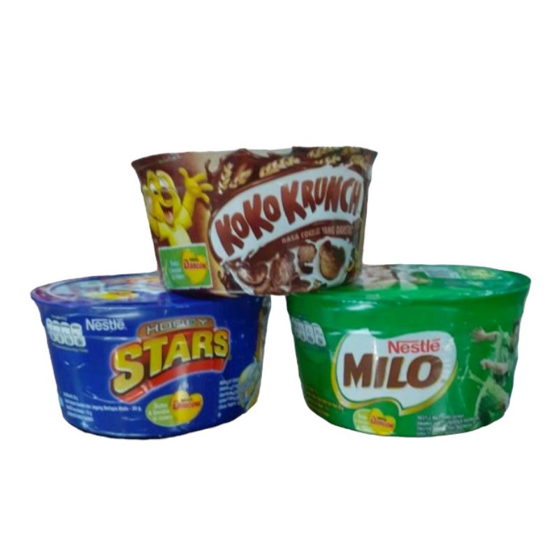 Nestle Cereal Cocoa Krunch, Milo Choco Ball, Honey Star Cup | Shopee ...