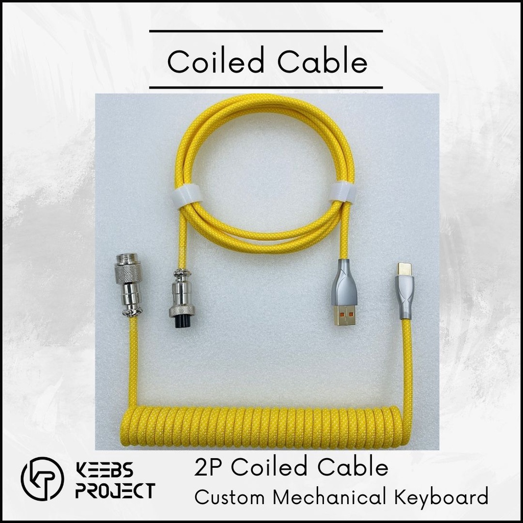 [𝗥𝗘𝗔𝗗𝗬 𝗦𝗧𝗢𝗖𝗞] Custom Coiled Cables for Mechanical Keyboards | Eva ...