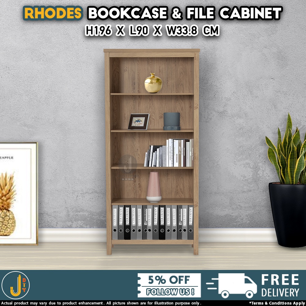 [JJ Furniture DIY] Rhodes Bookcase Bookshelf Display File Cabinet ...