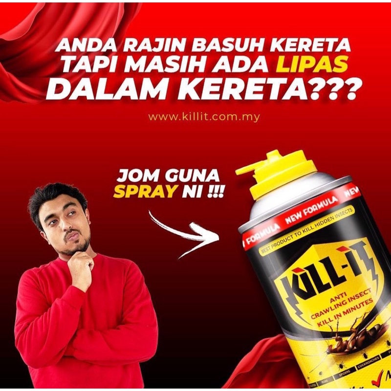 KILL IT PEMBUNUH SERANGGA KILL IT SPRAY (SABAH SARAWAK GUNA SEA ...