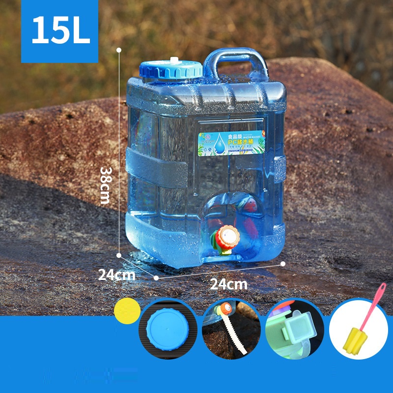 8L/12L/18L/22L)(10L/15L/20L Portable Outdoor Water Barrel Bucket ...