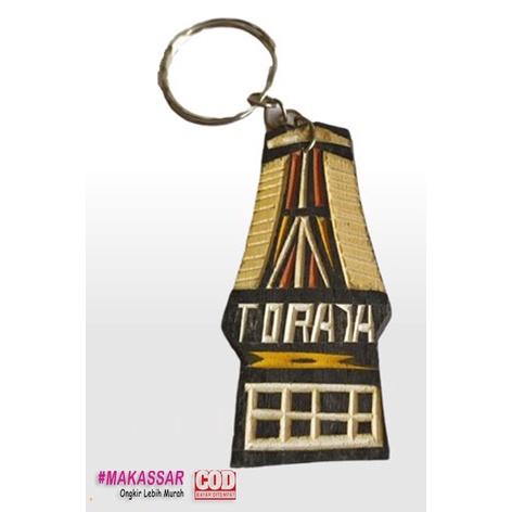 GANTUNGAN KAYU Unique Toraja Keychain Carved Wood Toraja Traditional ...