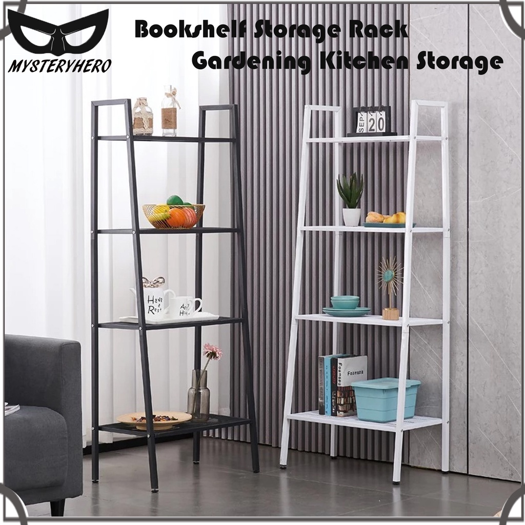 MysteryHero Living Room Rack Bedroom Bookshelf Rack Kitchen Storage Rack Balcony Gardening ...