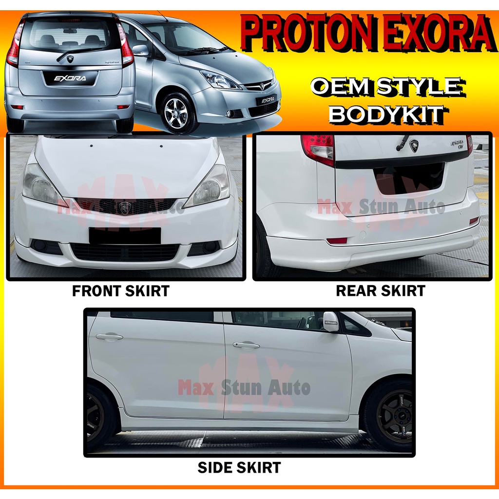 PROTON EXORA 2009-2012 OEM LOOK BODYKIT (OEM) SKIRT LIP FOR EXORA OE ...