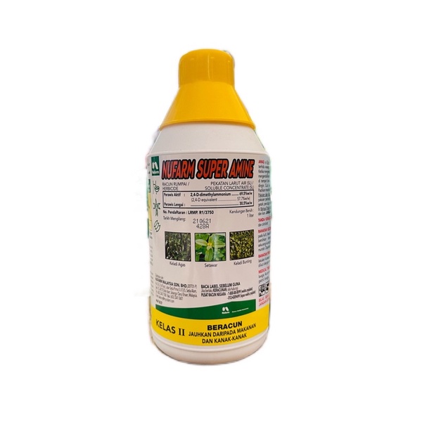 NUFARM SUPER AMINE 2-4D 1Liter/Racun rumput air/Menerong | Shopee Malaysia