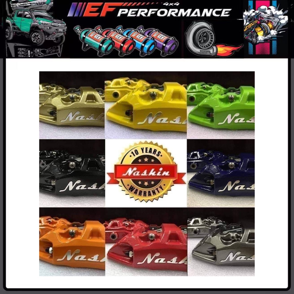 Nashin N5-Series 6 Pot 355mm Toyota Hilux Vigo Revo Ford Ranger Nissan ...