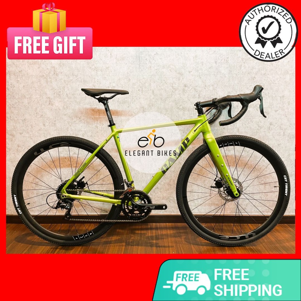 CAMP ADVENTURE GRAVEL 18SP SHIMANO SORA THRU AXLE FRAME ROAD BIKE | Shopee Malaysia
