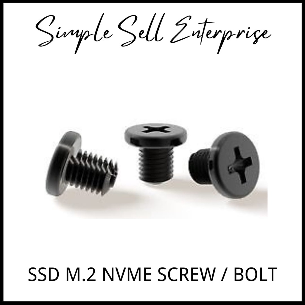 Screw Bolt For M.2 NVME 2280 SSD M2*3*5 Universal Use | Shopee Malaysia