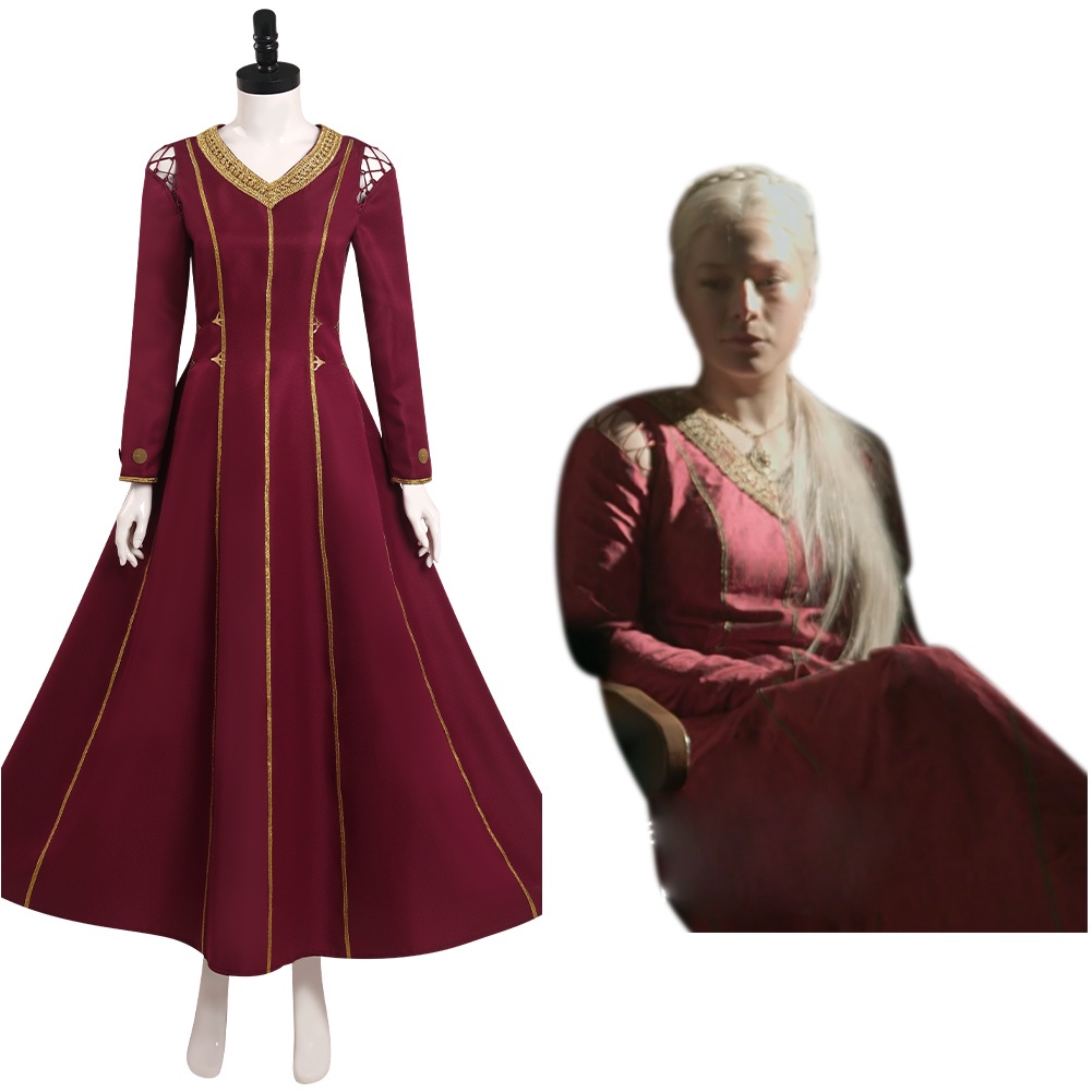 Taiture House of the Dragon Rhaenyra-Targaryen Princess Costume Women’s ...