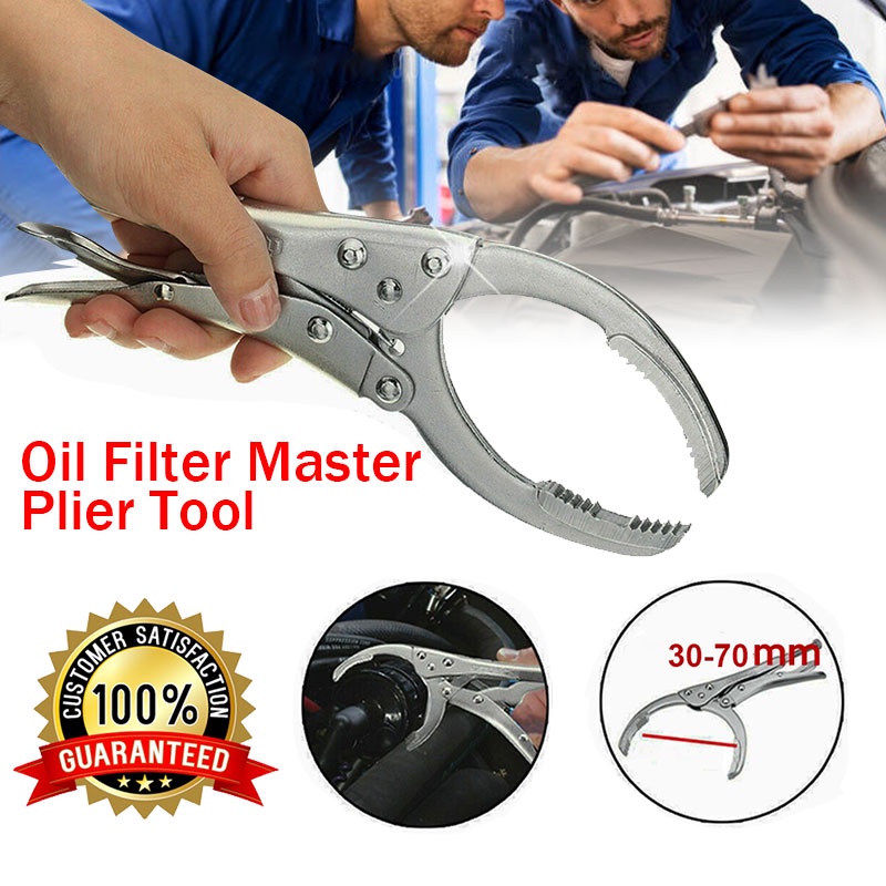 10 Inch Locking Pliers Oil Filter Plier Wrench Remover 70-FP 250 10" 53 ...