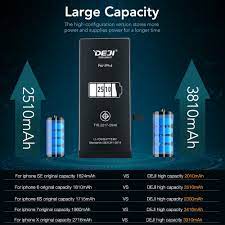 Deji Battery High Performance Capacity Compatible for Pho* 12 11 XS X ...