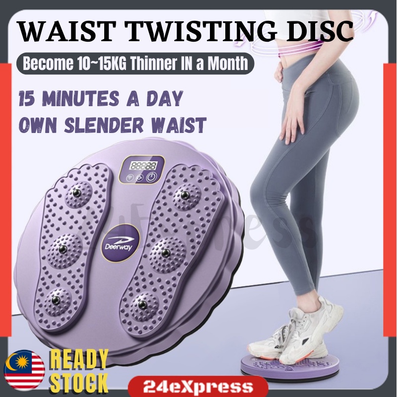 M'sia SHIP⚡ Waist Twisting Plate Fitness Exercise Plate Gym Magnet ...