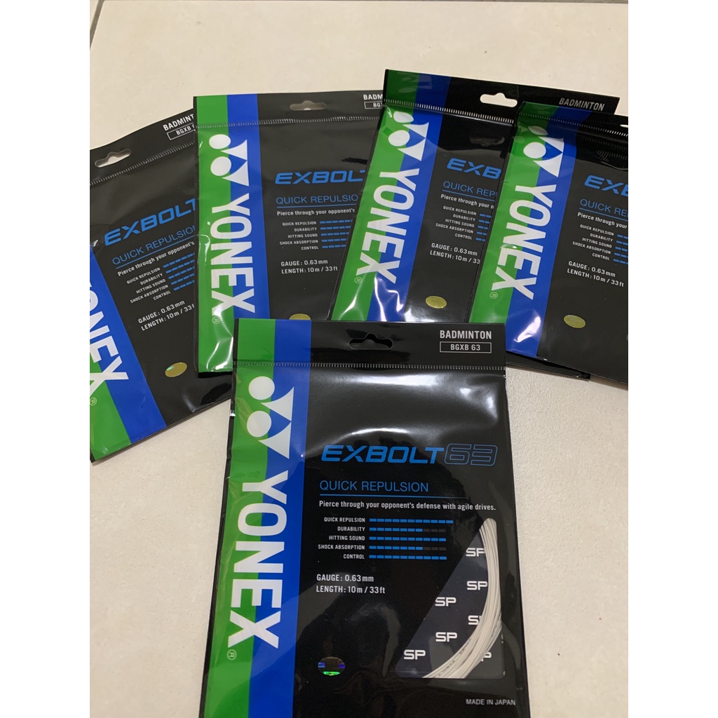 YONEX STRING EXBOLT 63/65 (ORIGINAL) | Shopee Malaysia