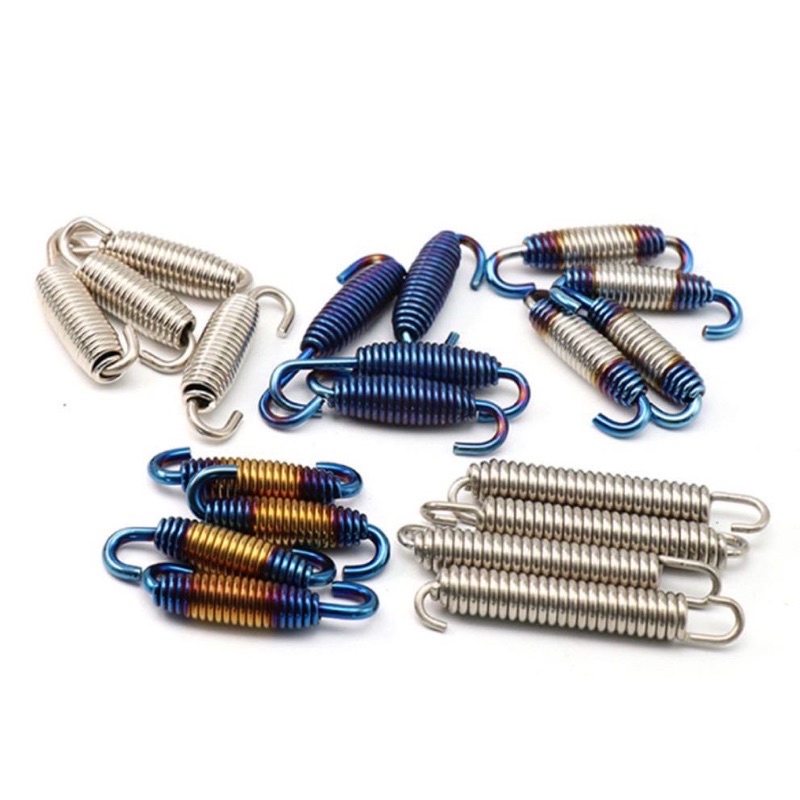 UNIVERSAL EXHAUST SPRING EKZOS TITANIUM MOTORCYCLE SPRING EXHAUST ...