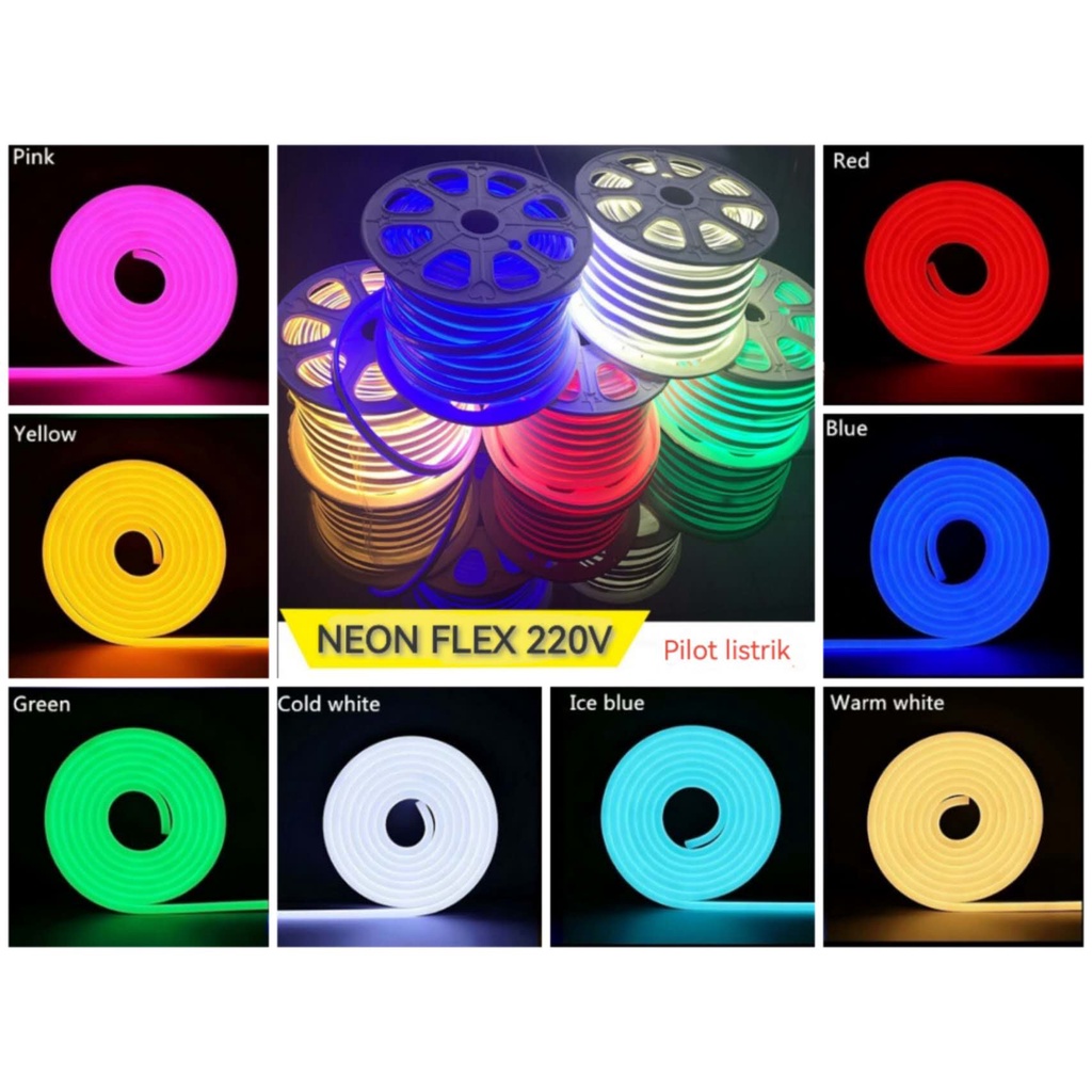 Flex Neon Light Package 220v 6m 7m 8m 9m 10m 10 meters Led Flexible ...