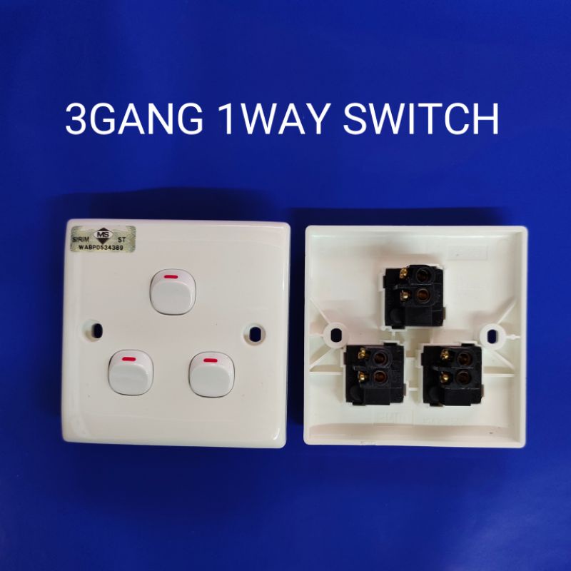 13A 1Gang switch socket & 1G 2G 3G 4G 5G switched | Shopee Malaysia