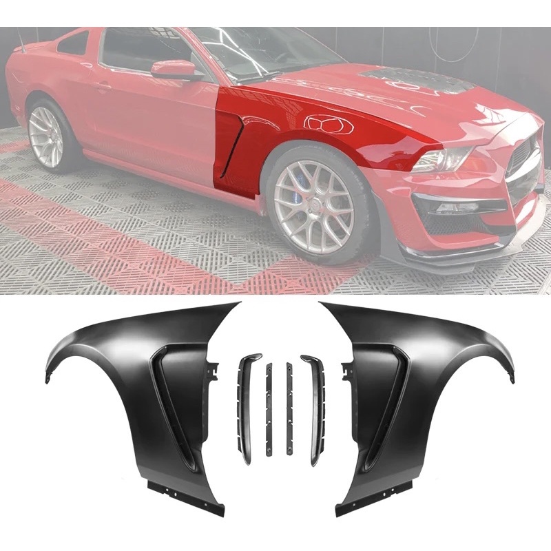 Ford Mustang shelby 2015 - 2019 GT350 front Fender Side Scoop cover lip ...