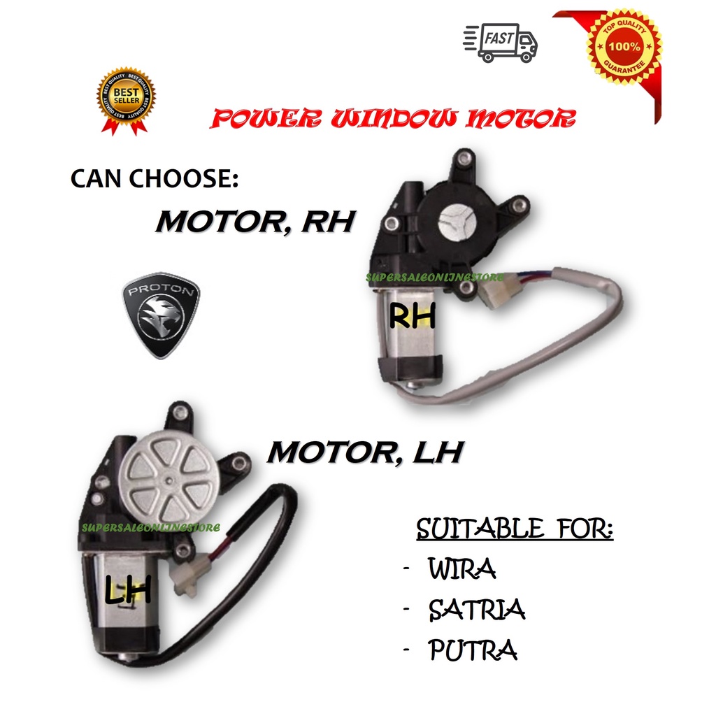 Car OEM PROTON WIRA SATRIA PUTRA Power Window Motor (RIGHT / LEFT ...