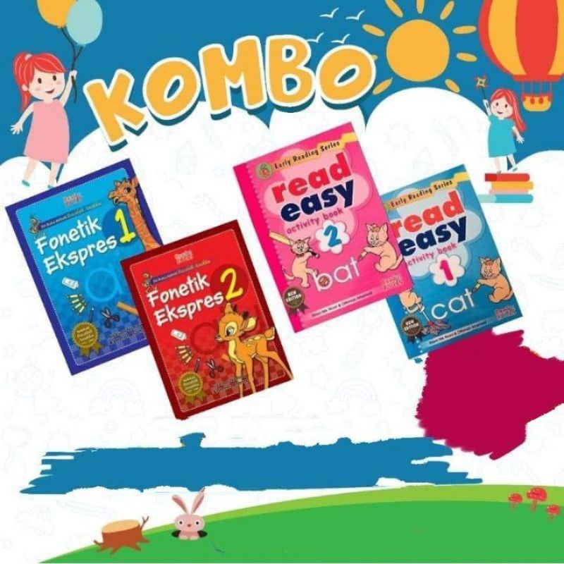 Set Kids Book Buku Bacalah Anakku Dan Read Easy ( Latihan ) | Shopee ...