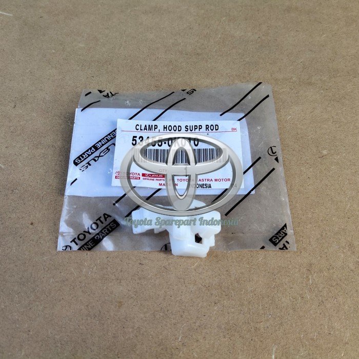 MESIN Hood Clamp Innova Hood Pole Hook Clip 53455-0k010 100% Original ...