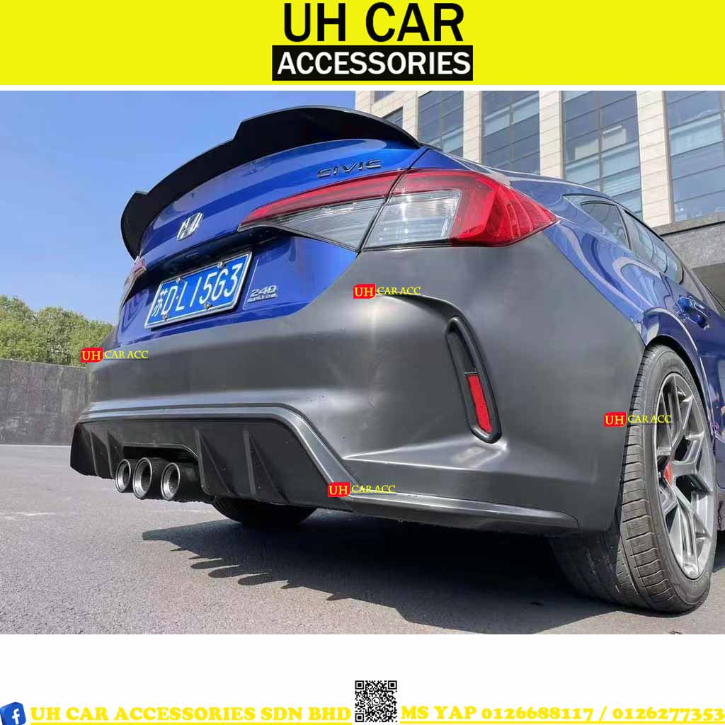 HONDA CIVIC FE 2022 2023 TYPE R REAR BUMPER | Shopee Malaysia