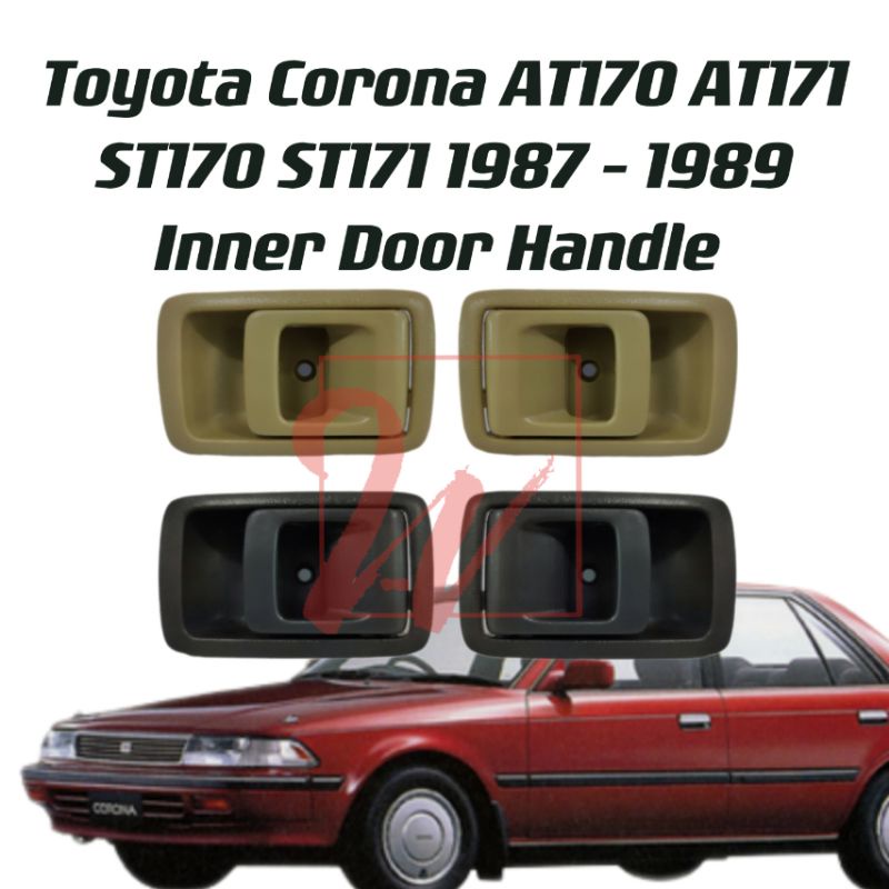 Toyota Corona AT170 AT171 ST170 ST171 Inner Door Handle Biege Dark Grey ...