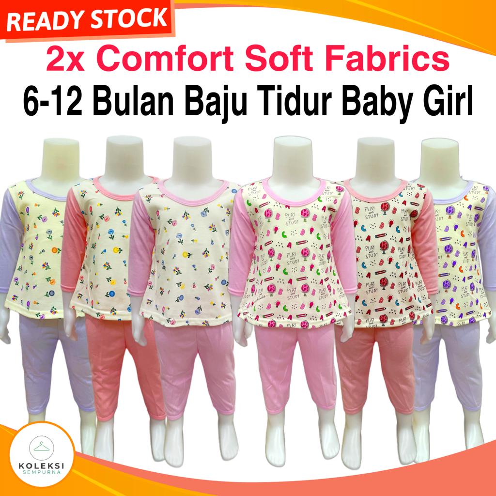 KOLEKSI SEMPURNA Baju Tidur Baby Girl Clothing Sleepsuit Baby Girl Pyjamas Baju Tido Beby Baby ...