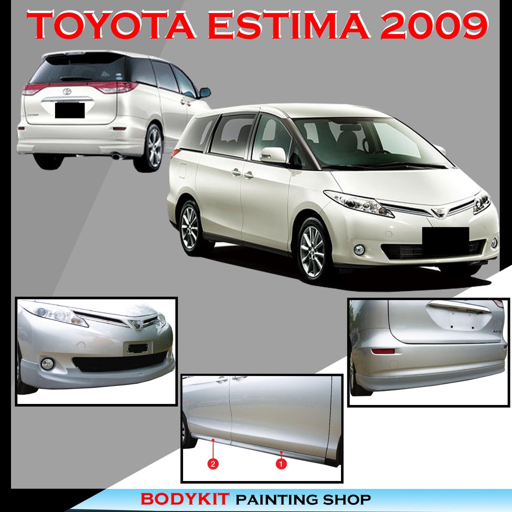 TOYOTA ESTIMA 2009 FACELIFT OE STYLE SKIRTING FOR G SPEC (FRONT SKIRT ...