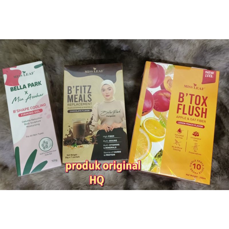 B FITZ MEAL @ BSHAPE COOLING FIRMING B TOX BTOX Flush (kurus cara bella ...