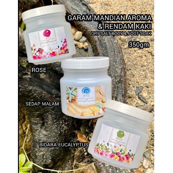 GARAM MANDIAN & RENDAM KAKI AROMA | AROMATIC DRY SALT BODY & FOOT SOAK ...