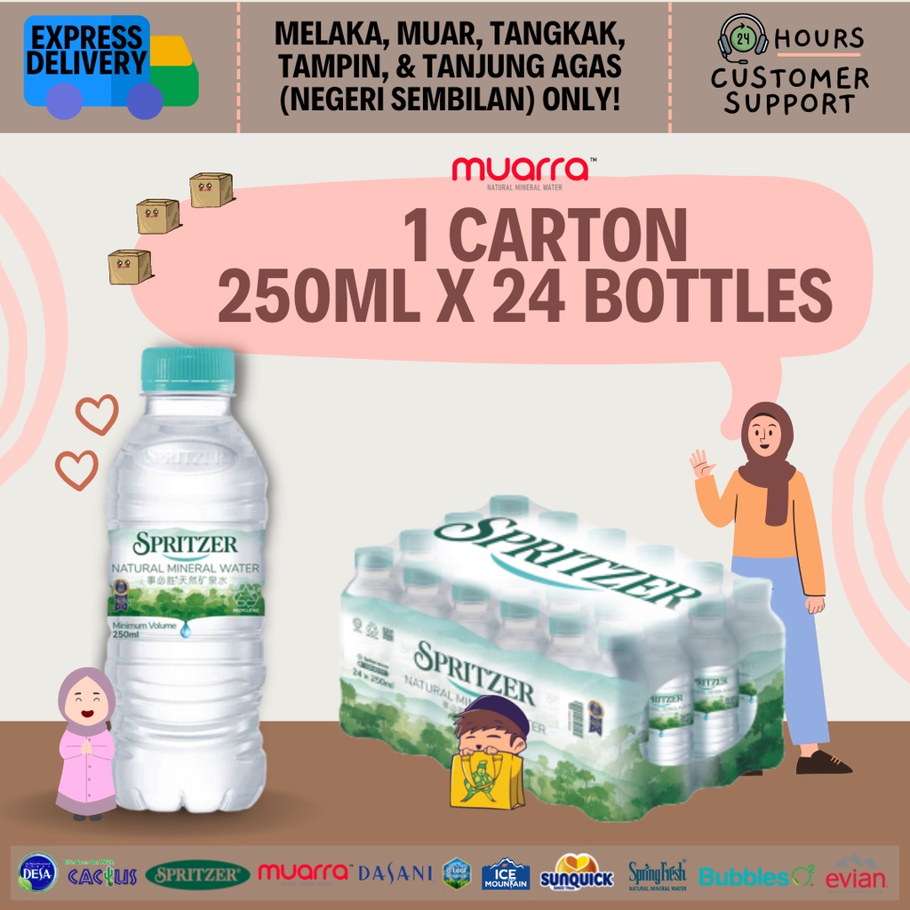 Spritzer Mineral Water 1 Carton (24 x 250ml) with EXPRESS DELIVERY ...