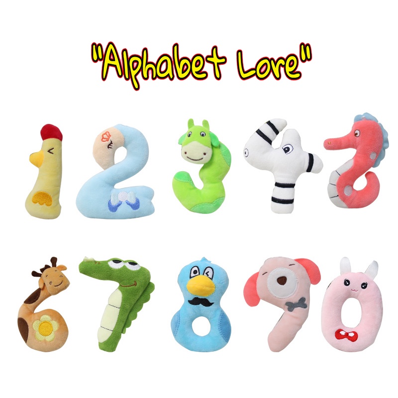 Alphabet Lore Number Blocks Doll Soft Squishy Baby Kids Decor | Shopee ...