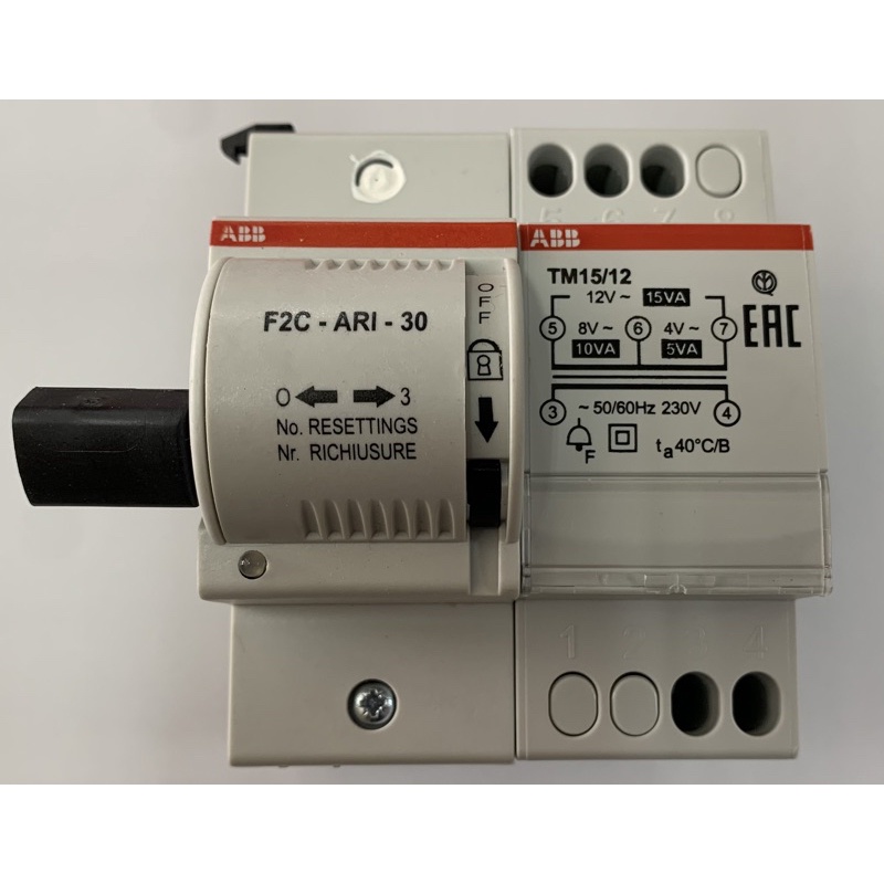 ABB F2C-ARI-30 Auto Reclosing Unit (Auto Reset) [3sec / 30sec] + TM15 ...