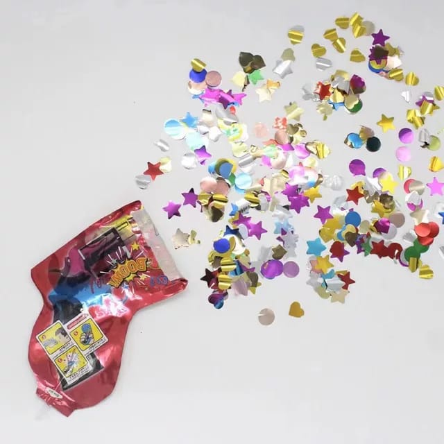 (12pcs)Handheld Party Popper Confetti Balloon Surprise Press and Pop ...