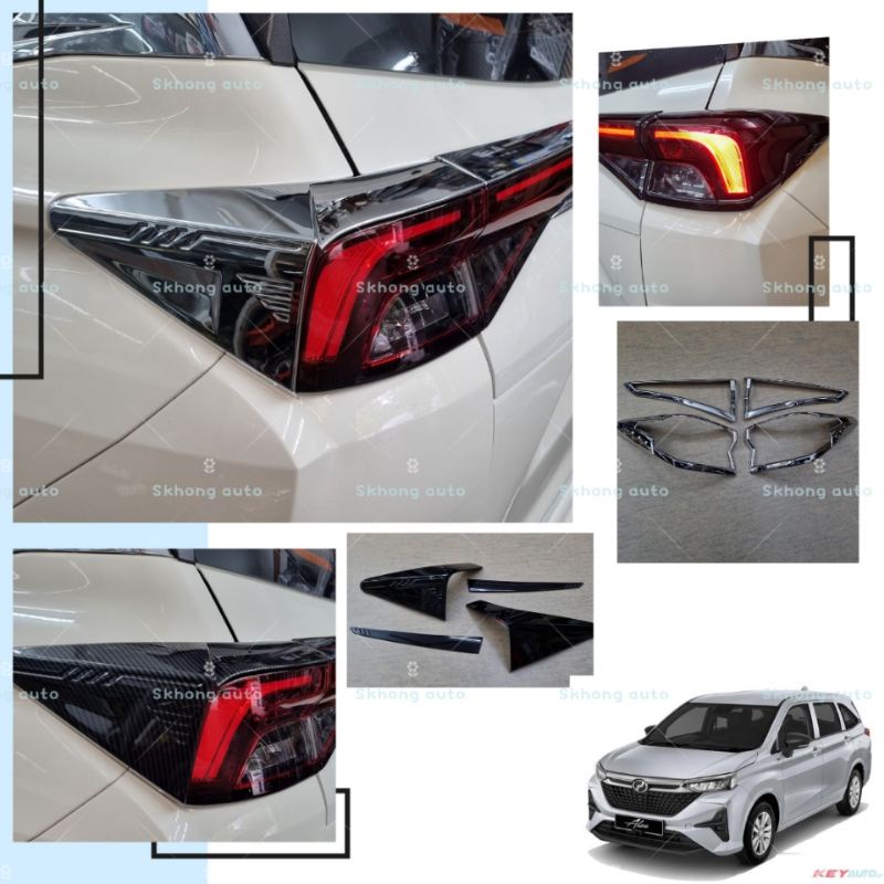 Perodua alza 2022-2023 tail lamp lip cover sportivo design alza new ...