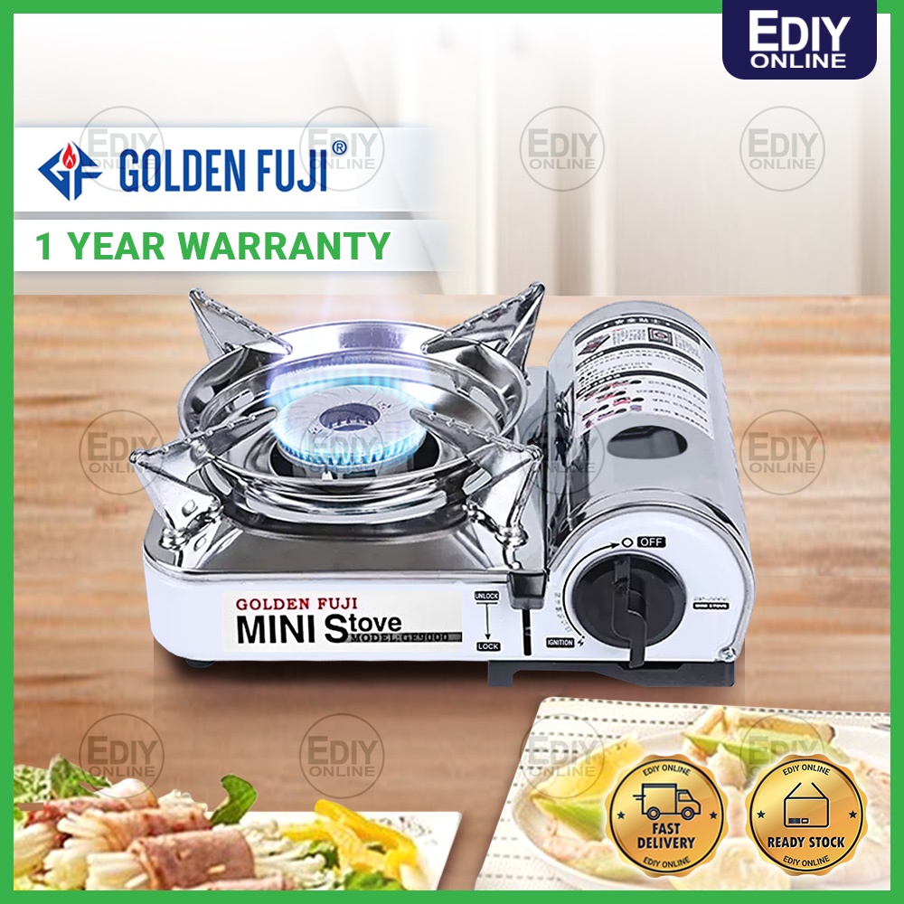 GOLDEN FUJI GF9000 GF-9000 MINI PORTABLE BUTANE GAS COOKER STOVE DAPUR ...