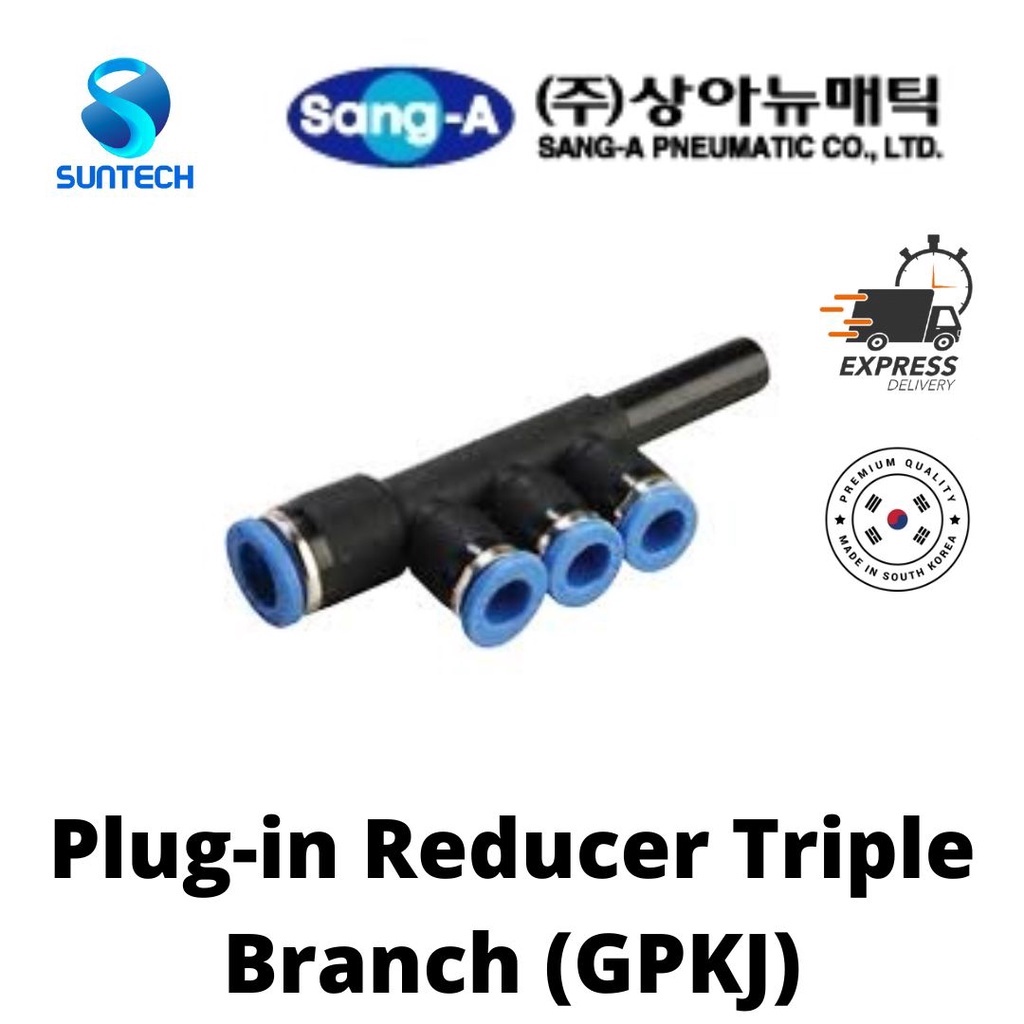 SANG A PNEUMATIC FITTING - PLUG-IN REDUCER TRIPLE BRANCH (GPKJ) | Shopee Malaysia