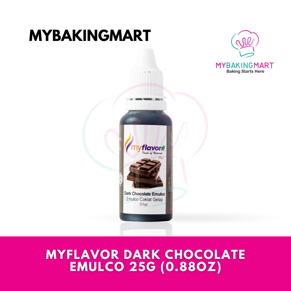 Mybakingmart | Myflavor Dark Chocolate Emulco Perasa Pewarna Makanan ...