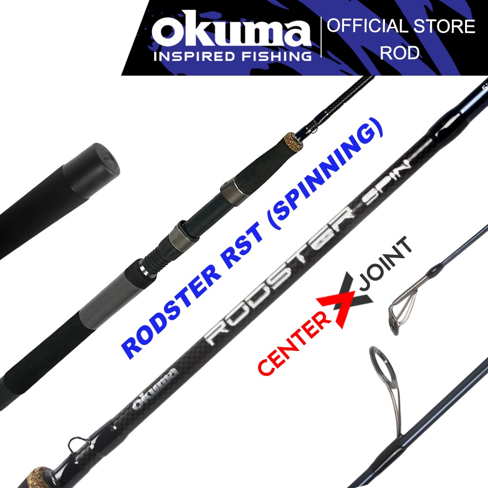 Okuma Rod Rodster RST Spinning Fishing Rod (5'6ft -9ft) Freshwater ...