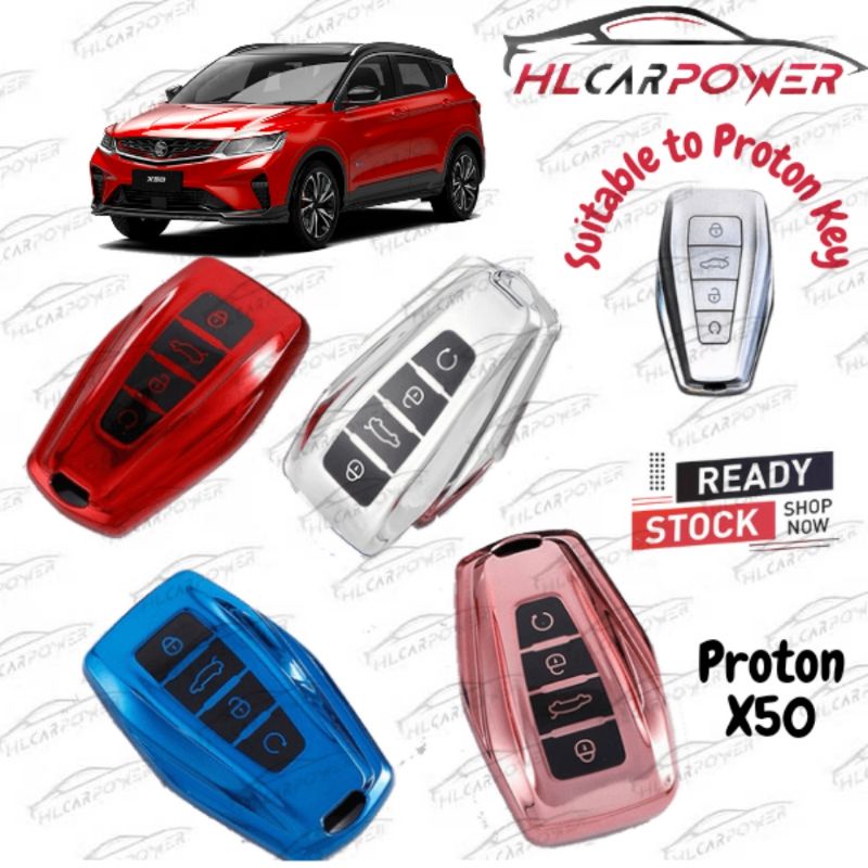 Proton X50 Keyless Remote Chrome Reflection TPU Key Cover | Shopee Malaysia