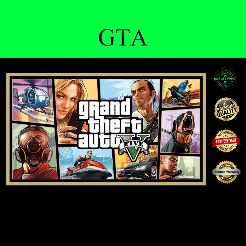 GTA V (grand theft auto V) PC OFFLINE GAME | Shopee Malaysia