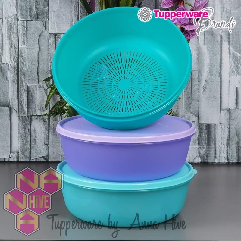 Tupperware Modular Bowl 3L with Colander (3pieces) | Shopee Malaysia