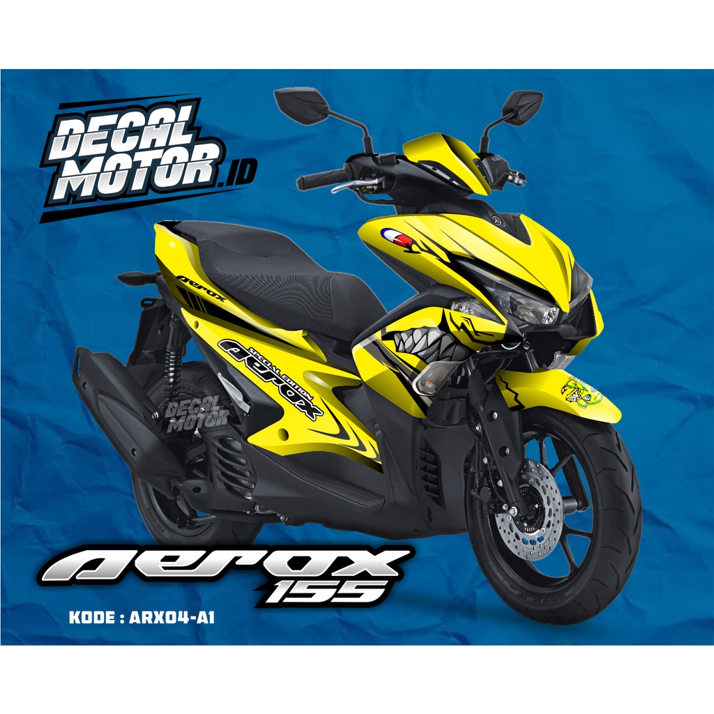 Aerox FULLBODY STICKER DECAL - AEROX 155 STRIPING DECAL STICKER - ARX ...
