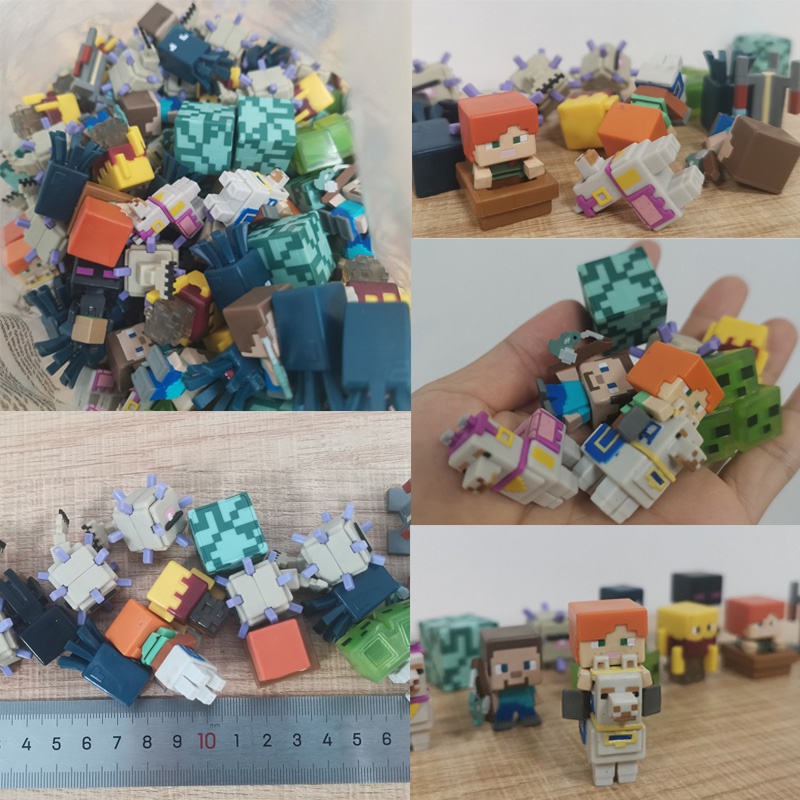 2-3.5CM High Quality Minecraft MINI-FIGURES Mini Building Block Doll ...