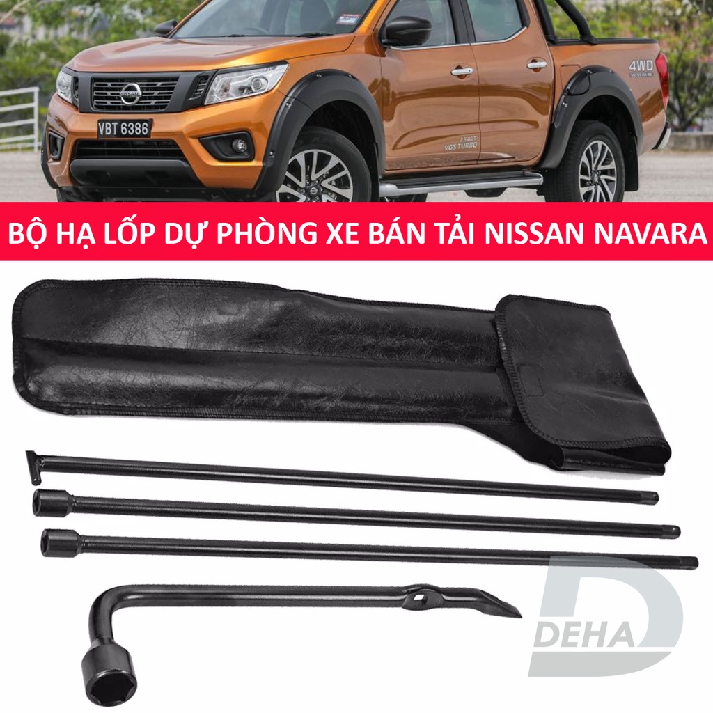 Spare tire lowering three-piece crank set for Nissan Navara pickup ...